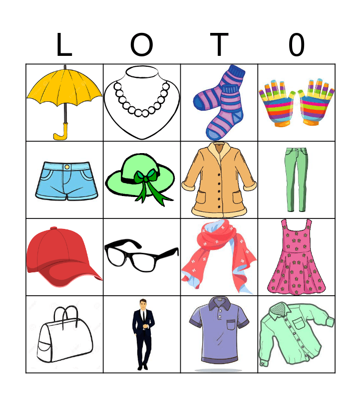 On fait les magasins! Bingo Card