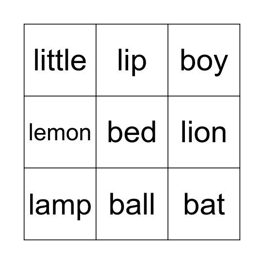 Wonders Week 1 Bingo 1 Bingo Card