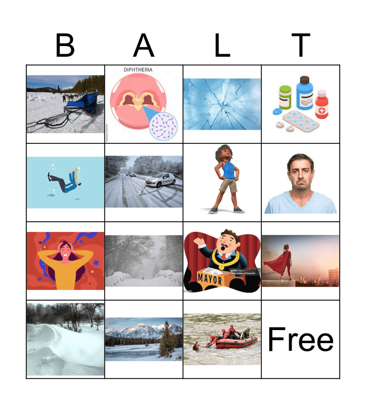 Balto Bingo Card