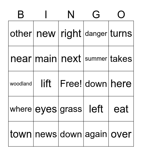 March Bingo Card