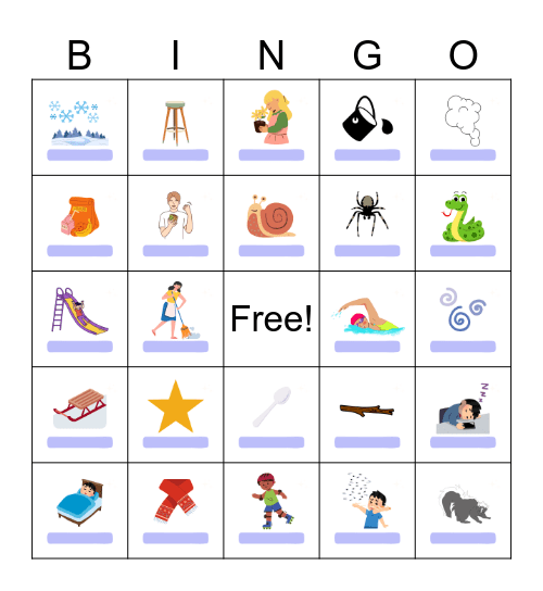 My Bingo Card! Bingo Card
