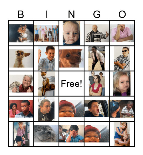 Nonverbal Communication Bingo Card