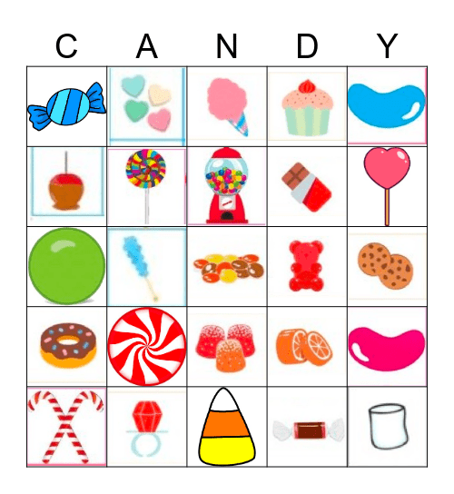 CANDYLAND Bingo! Bingo Card