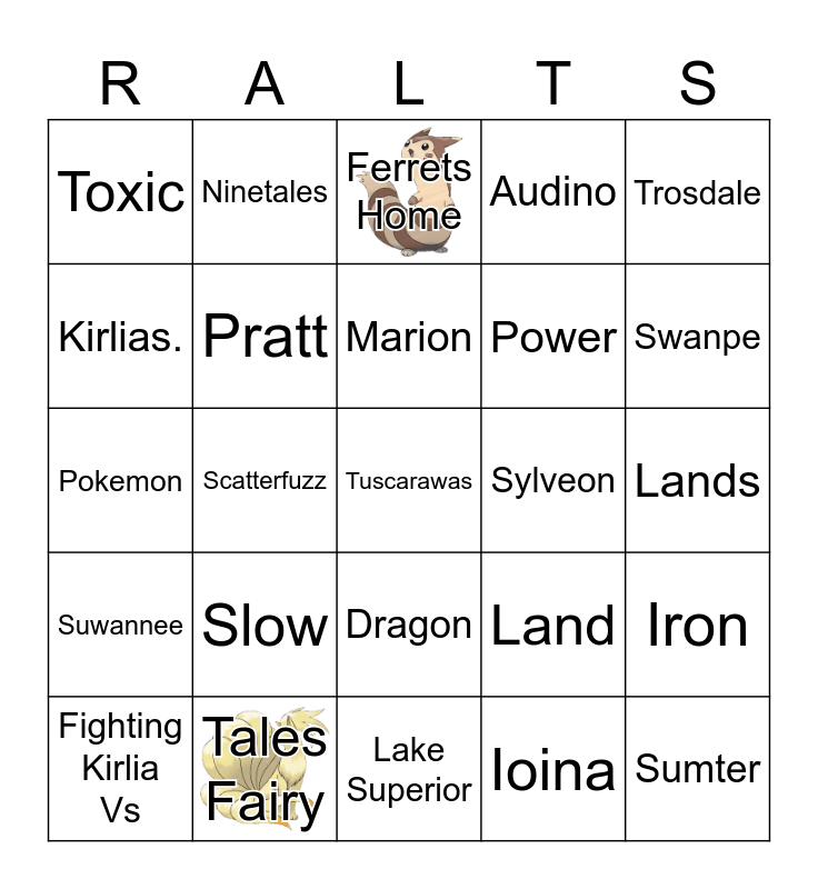 Scatterbug Bingo Card