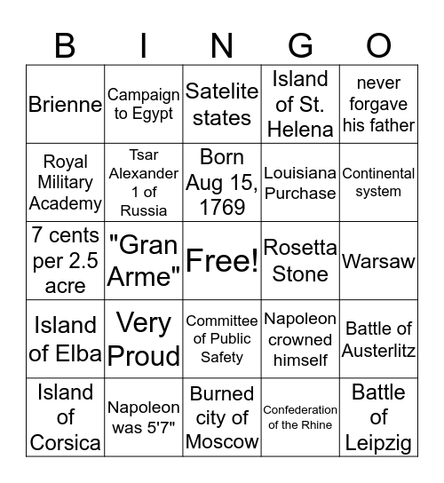 Napoleon House Bingo at Dustin Richards blog