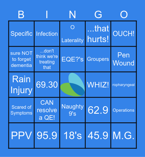 Questionable BINGO Card