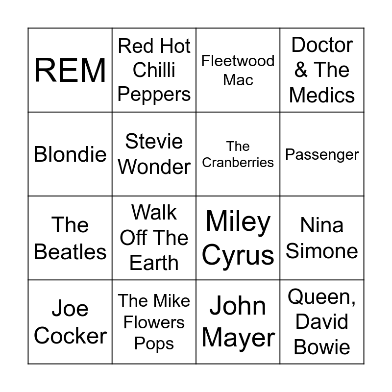 BINGO CONNECTION Bingo Card