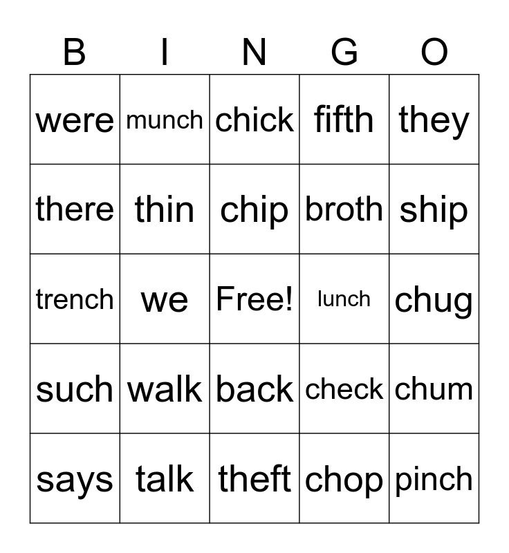 April Bingo #1 Bingo Card