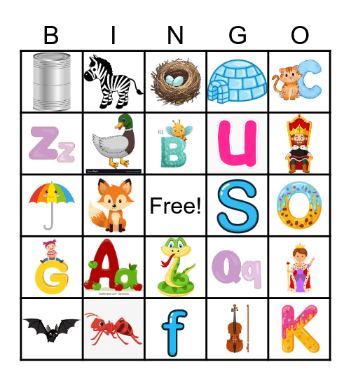 Review Bingo Card