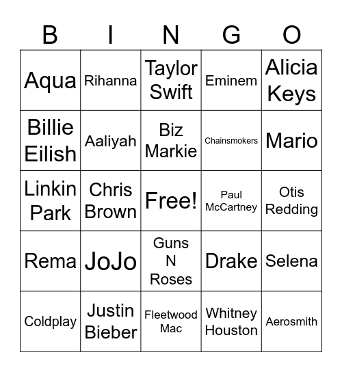 May Bingo Card