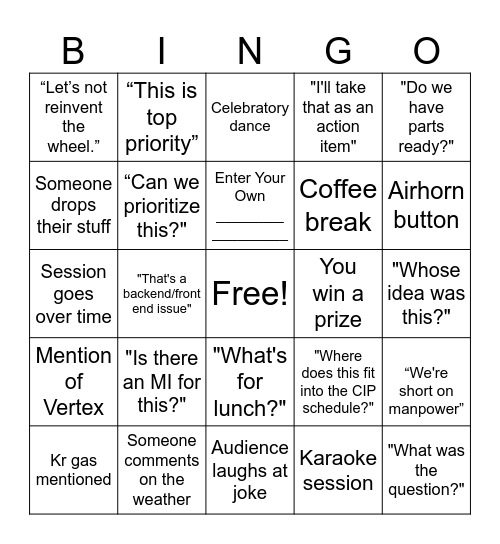 IBD300 Deep Dive Bingo Card