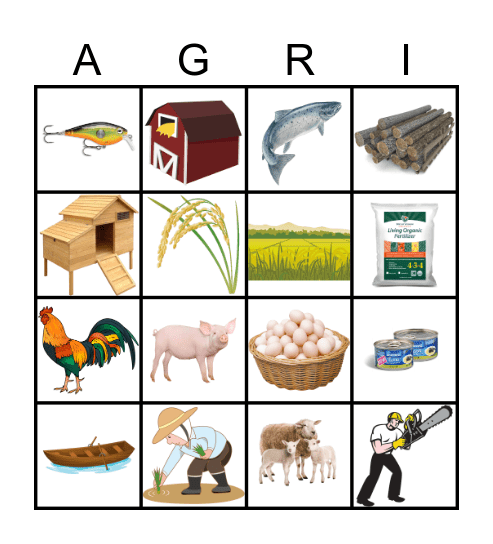 AGRI MASTER 7077 POWER BINGO Card