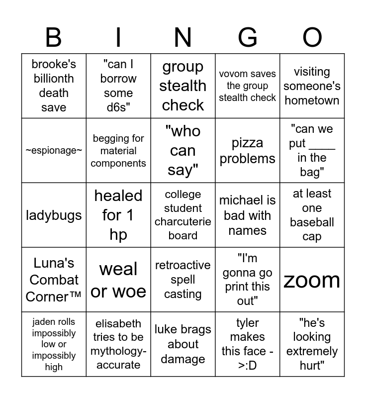 Seattle Six Bingo (V2) Bingo Card