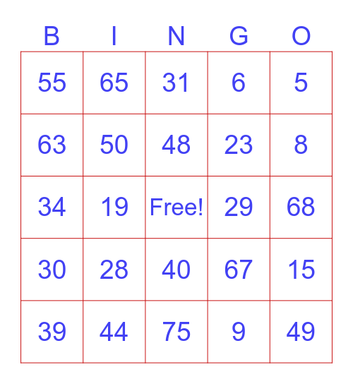 Microsoft E+P EiC Bingo Card