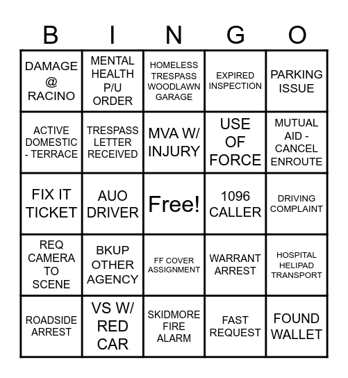 DECADES BINGO Card