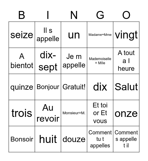 Jaison Ramos Bingo Card