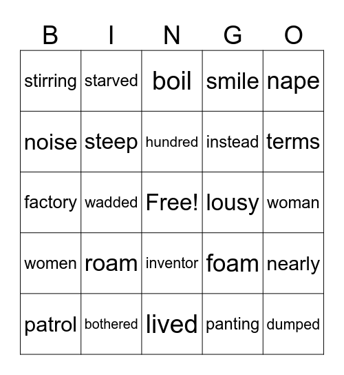 Corrective Reading B2 L 29 30 Bingo Card Corrective Reading B2 L 29 30 Bingo Card