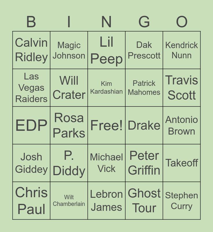 Romen's Totally Epic and Exciting Bingo Card