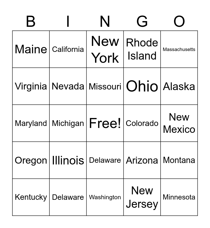 Happy 420 Bingo Card