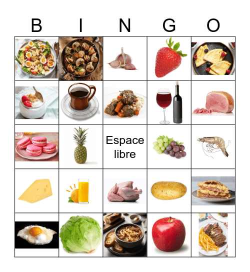 AU CAFÉ Bingo Card