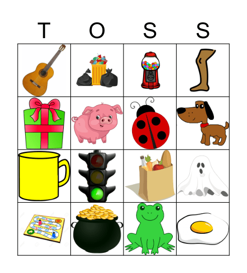 Artic Bingo Card