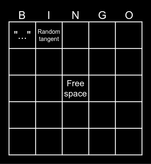 Pixel Tails Bingo Card