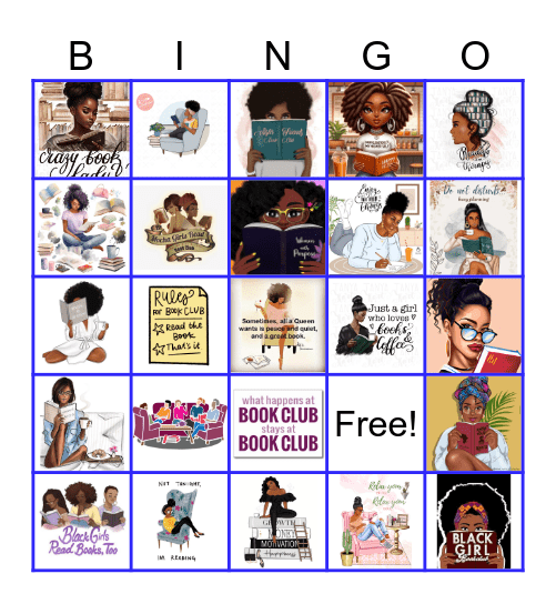 The Finding Joy Book Club Bingo Card