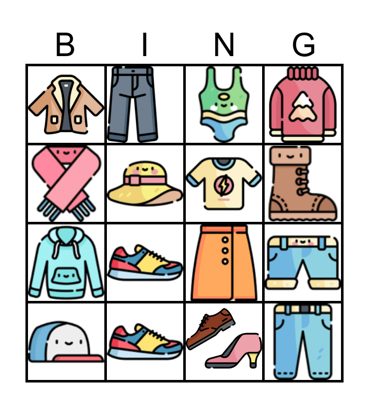 LA ROPA Bingo Card