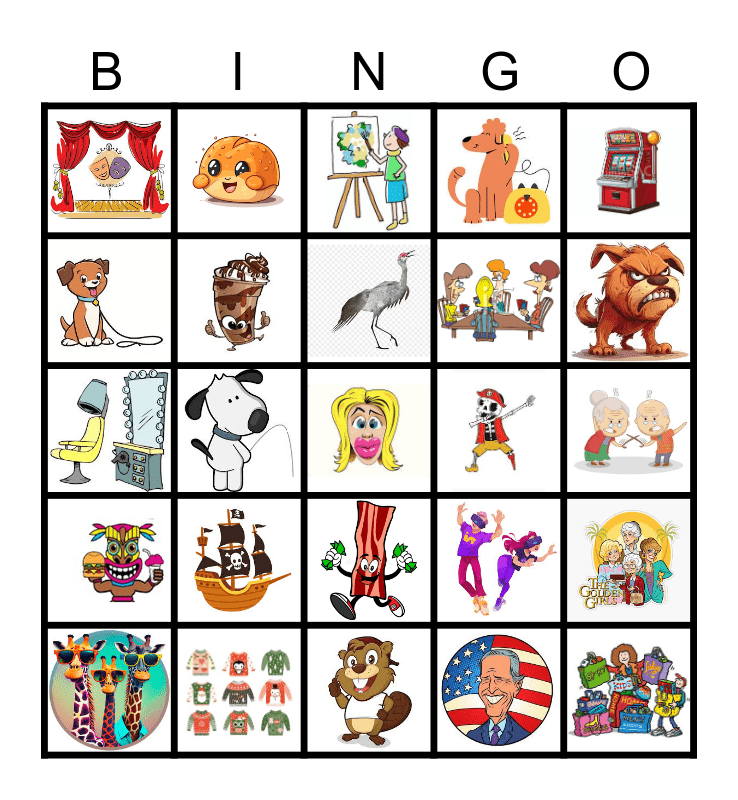 Match The Memory Bingo Card