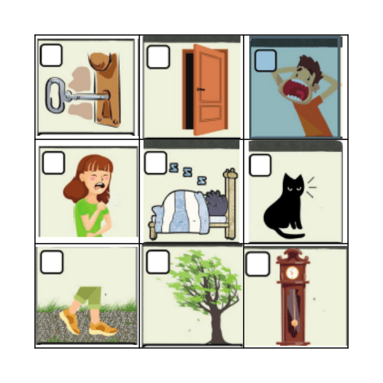 What did you hear? Bingo Card