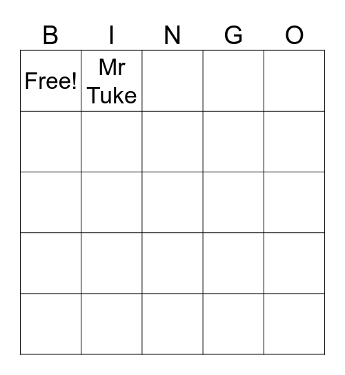 Kaizen Bingo Card