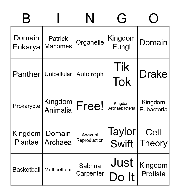Random Bingo Card