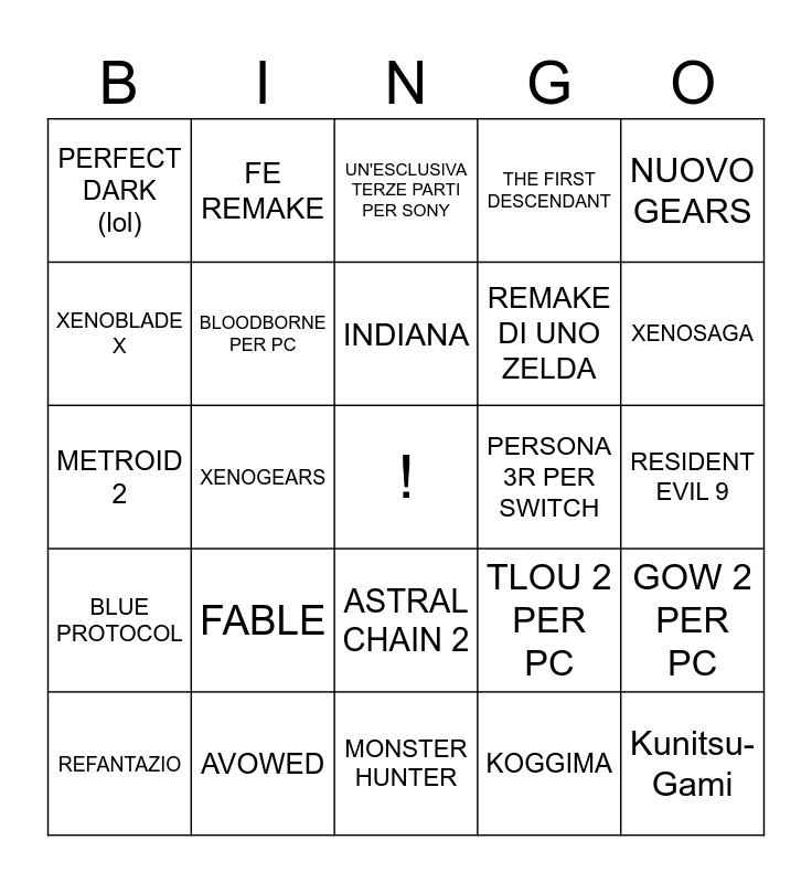 BINGO MAX Bingo Card