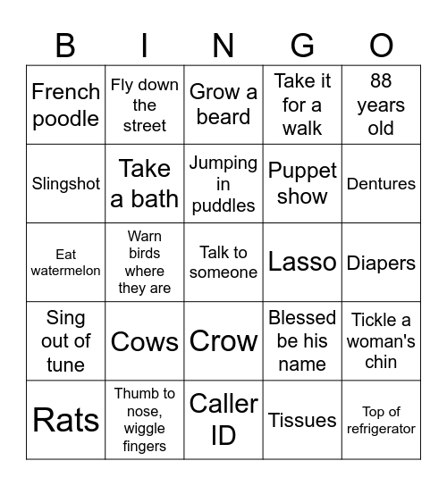 Strange State Laws 12 Bingo Card Strange State Laws 12 Bingo Card