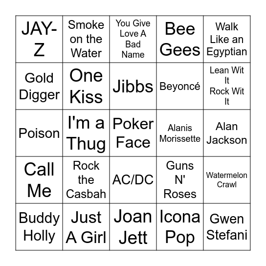 Smorgasbord (ANY TWO LINES) Bingo Card