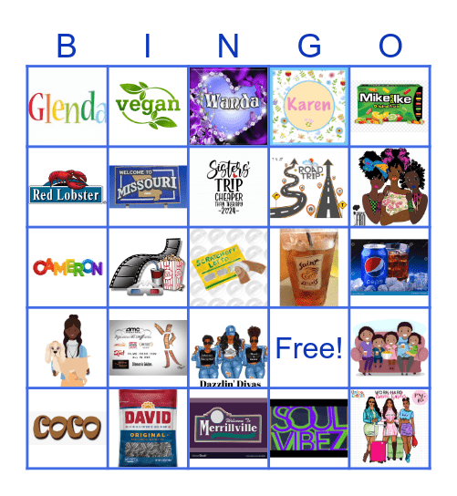 GIRLS TRIP BINGO Card