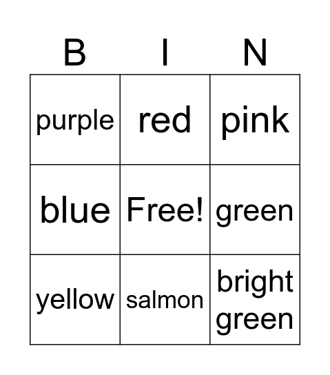 ACS Precaution Bingo Card