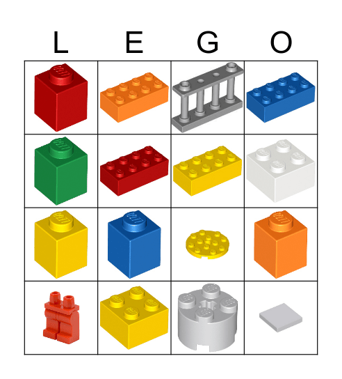 Brickeology LEGO® Bingo Card