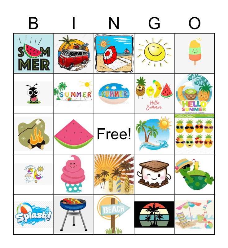 Verano Bingo Card
