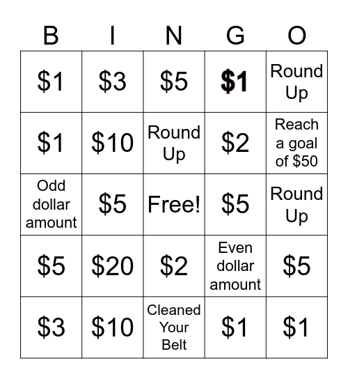 CMN Bingo Card