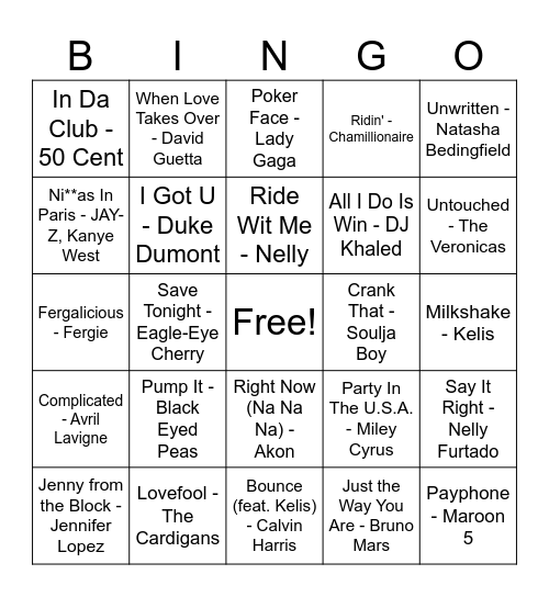 Bingo #15 Bingo Card