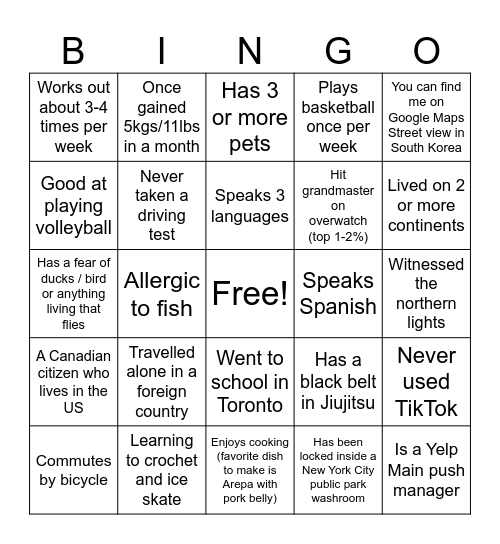 Ad Platform Bingo Card