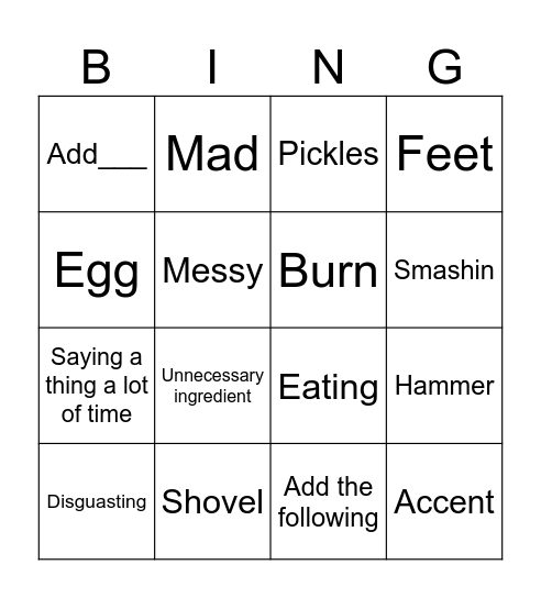 How to basic Bingo Card