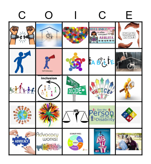 Vic Region 1 Choice bingo Card