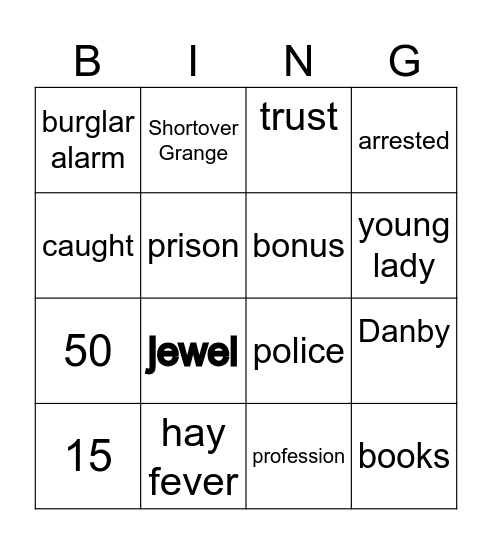 The Question Of Trust Bingo Card
