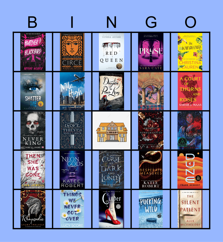 Book BINGO Card