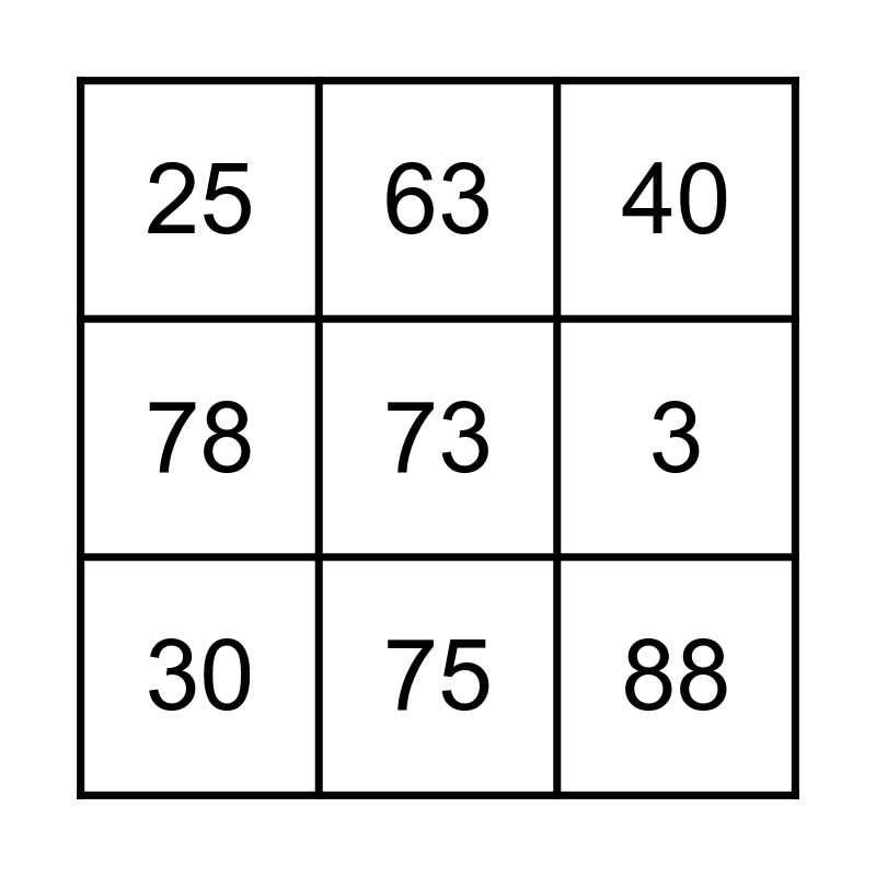 Bingo Junino Bingo Card