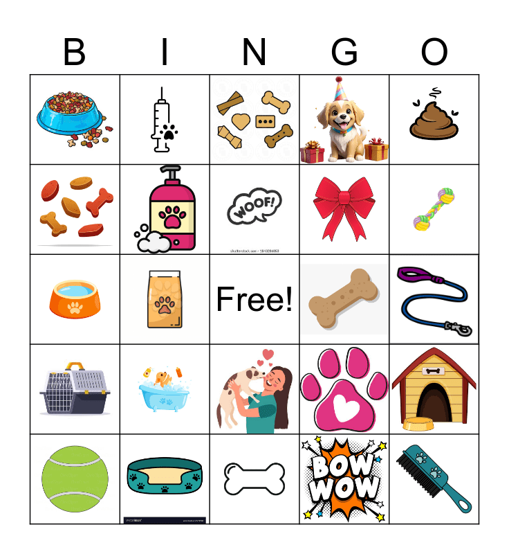 Bingo was his name-o Bingo Card