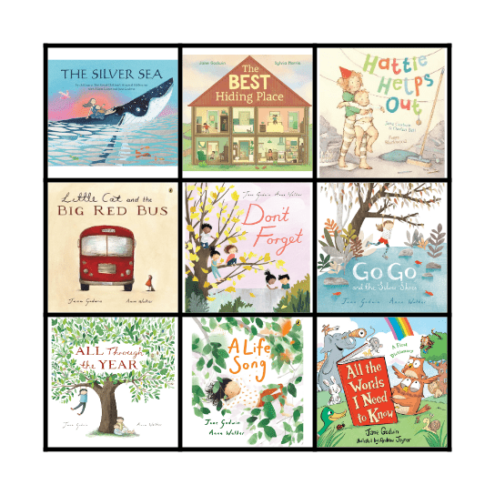 Jane Godwin Books Bingo Card