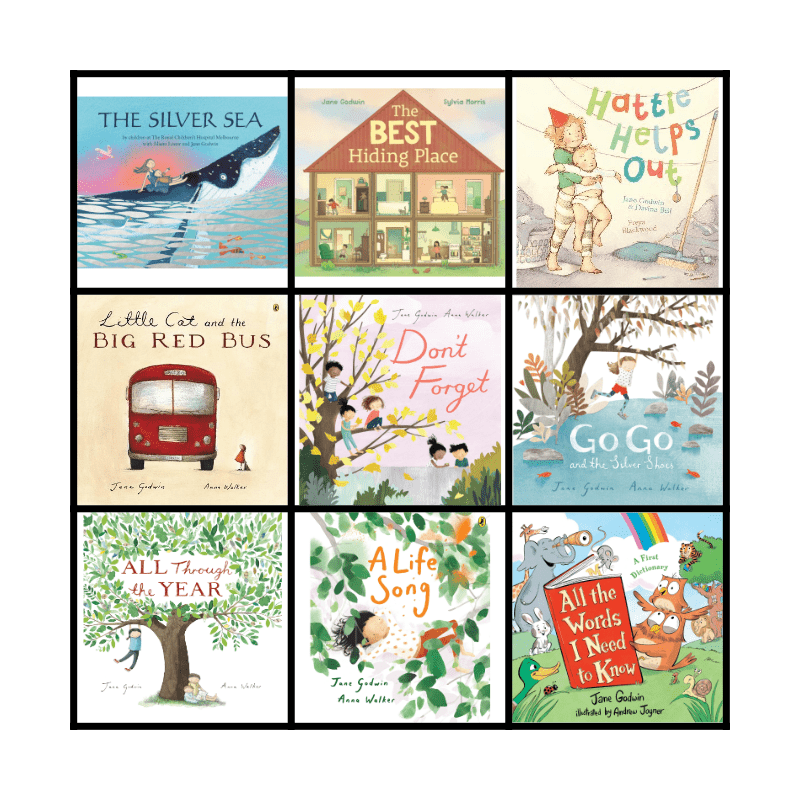 Jane Godwin Books Bingo Card